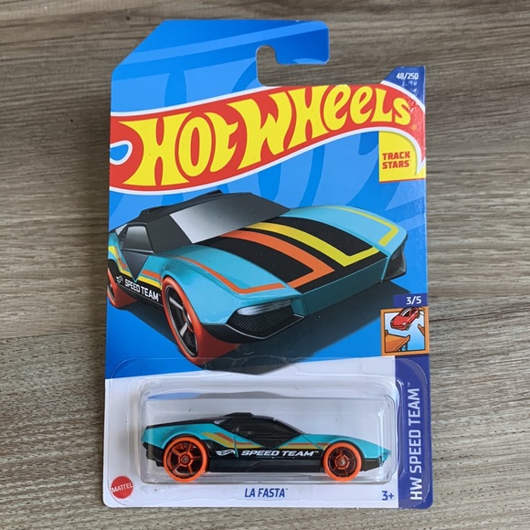 Toys | Hot Wheels La Fasta Car Hw Speed Team Hotwheels 222 Mainline ...